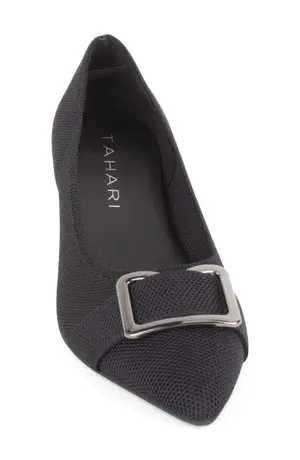 Tahari Canterbury Kitten Heel Pump - Black