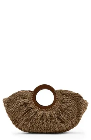 Mango Raffia Handbag