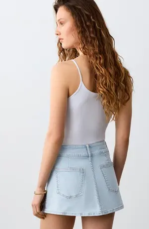Mango Denim Miniskirt