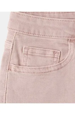 Mango Denim Shorts - Pink