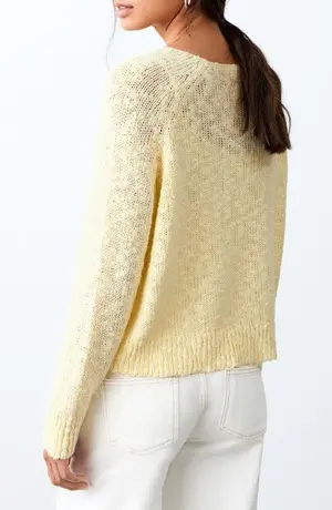 Mango Fine Knit V-neck Sweater