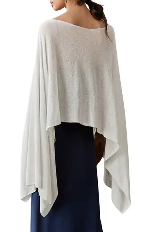 Mango Lurex Knit Cape