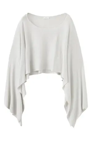 Mango Lurex Knit Cape