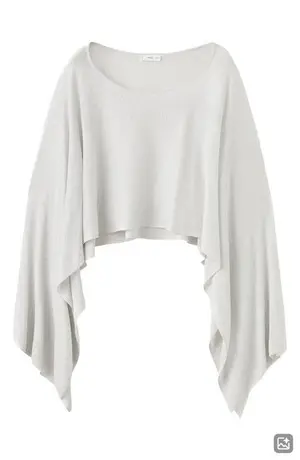 Mango Lurex Knit Cape