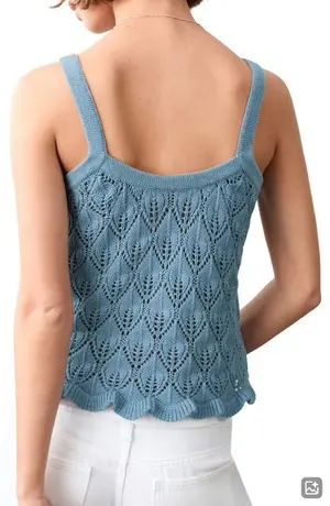 Mango Open Stitch Tank
