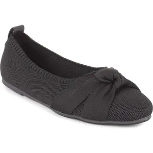 Tahari Knit Ballet Flat - Black