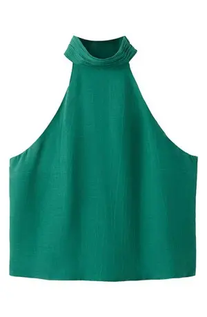 Mango Open Back Sleeveless Top