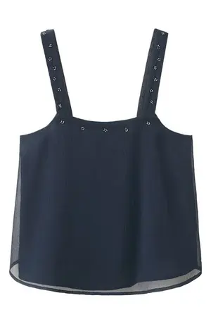 Mango Embellished Square Neck Camisole