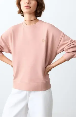 Mango Crewneck Sweatshirts Hoodies For Women