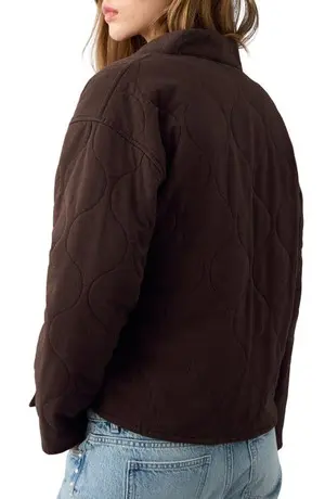 Mango Quilted Wrap Jacket