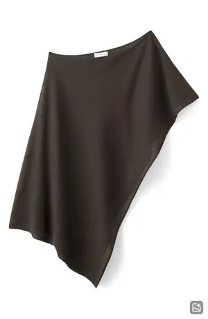 Mango Asymmetric Knit Cape - Brown