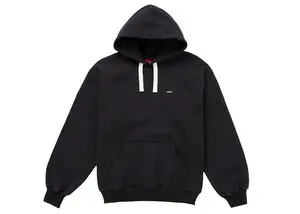 Supreme Small Box Drawcord Hooded Sweatshirt - Black