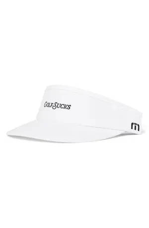 Travis Mathew Adjustable Visor - White