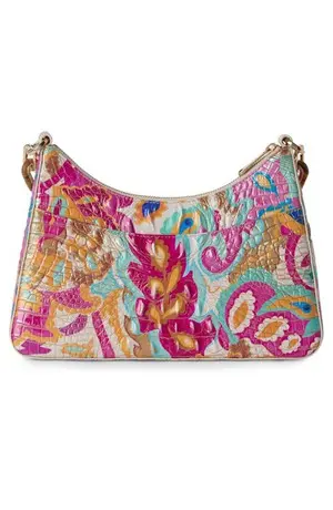 Brahmin Embossed Leather Shoulder Bag - Wanderlight