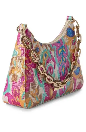 Brahmin Embossed Leather Shoulder Bag - Wanderlight
