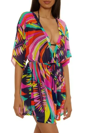 Trina Turk Paralia Print Cover-up Dress