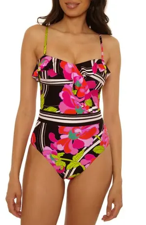 Trina Turk Bougainvillea One-piece Swimsuit