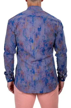 MACEOO Einstein Marthyr0235 Button-up Shirt - Blue