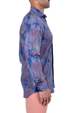MACEOO Einstein Marthyr0235 Button-up Shirt - Blue
