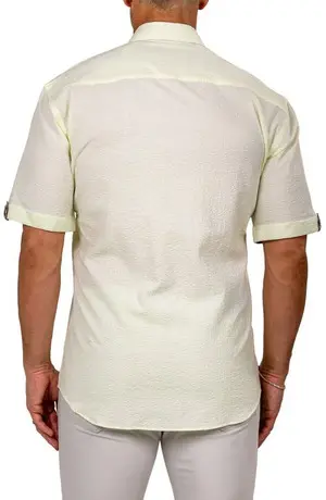 MACEOO Galileo Marthy Short Sleeve Button-up Shirt