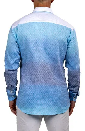 MACEOO Fibonacci Marthy Contemporary Fit Button-up Shirt