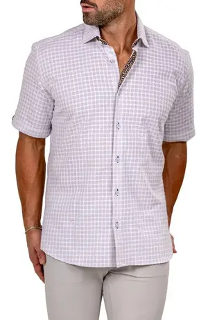 MACEOO Galileo Marthy Short Sleeve Button-up Shirt