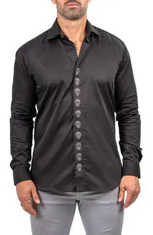 MACEOO Crystal Skull Shirt