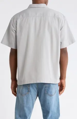 VANS Larkspur Short Sleeve Cotton Button-up Work Shirt