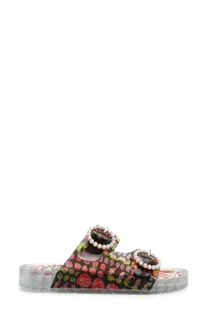 Betsey Johnson Landin Two-strap Jelly Sandal