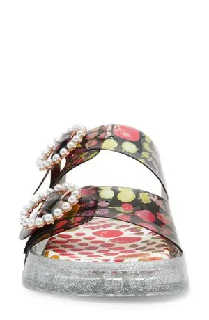 Betsey Johnson Landin Two-strap Jelly Sandal