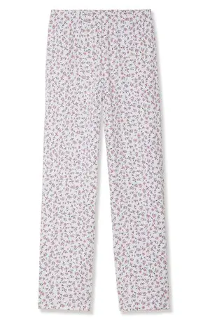 PETITE PLUME Pima Cotton Pointelle Pants - Pink