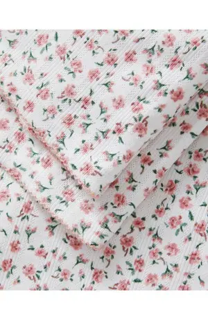 PETITE PLUME Pima Cotton Pointelle Pants - Pink