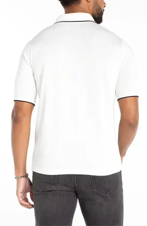 LIVERPOOL Tipped Zip Polo
