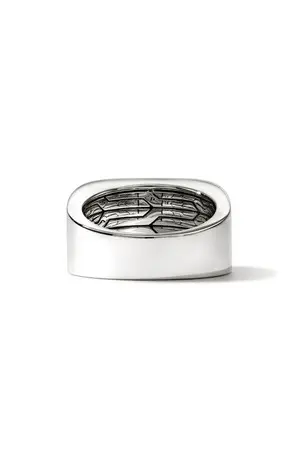 John Hardy Icon 50 Signet Ring - Silver