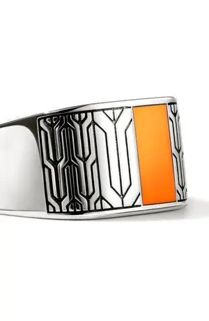 John Hardy Icon 50 Signet Ring - Silver