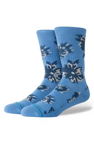Stance Cotton Blend Crew Socks - Blue