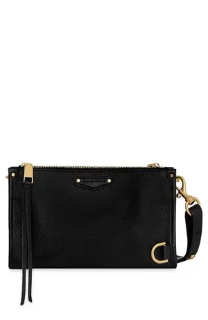 Rebecca Minkoff Small Mab Leather Crossbody Bag - Black