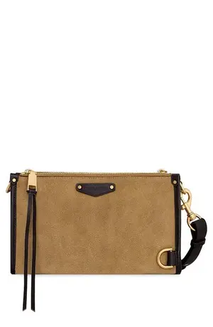 Rebecca Minkoff Small MAB Leather Crossbody Bag Chestnut/fondant