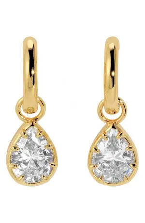 Lili Claspe Estelle Cubic Zirconia Drop Earrings - Gold
