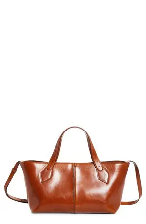 Proenza Schouler Chelsea Leather East/west Tote - Saddle