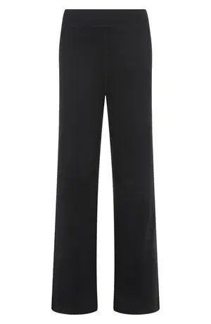 NUUDS Slinky High Waist Wide Leg Rib Pants