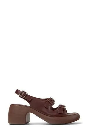 Camper Thelma Slingback Sandal - Medium Brown