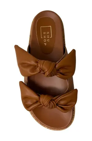 SHU SHOP Kiki Platform Sandal - Tan