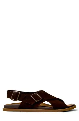 Camper Lluc X-strap Sandal - Medium Brown