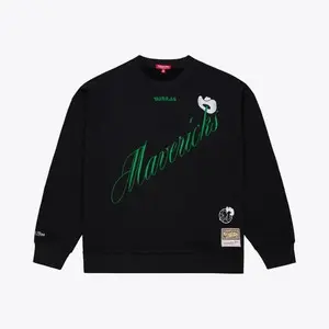 Mitchell & Ness Dallas Mavericks Hardwood Classics Lightweight Sweatshirt