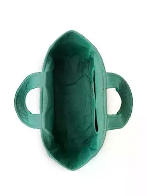 Versace Medusa Motif Terry Tote Bag - Green