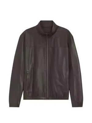 BOSS By Beckham Zip-up Leather Jacket