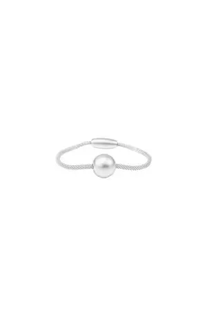 BEARFRUIT JEWELRY Marina Magnetic Sphere Bracelet - Silver