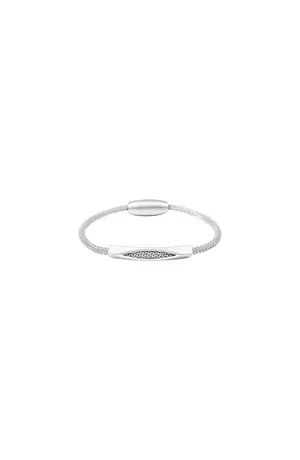 BEARFRUIT JEWELRY Mila Magnetic Bar Bracelet - Silver