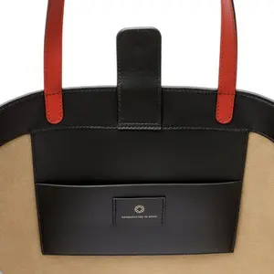 LA PORTEGNA Olivia Vegetable-tanned Leather Tote